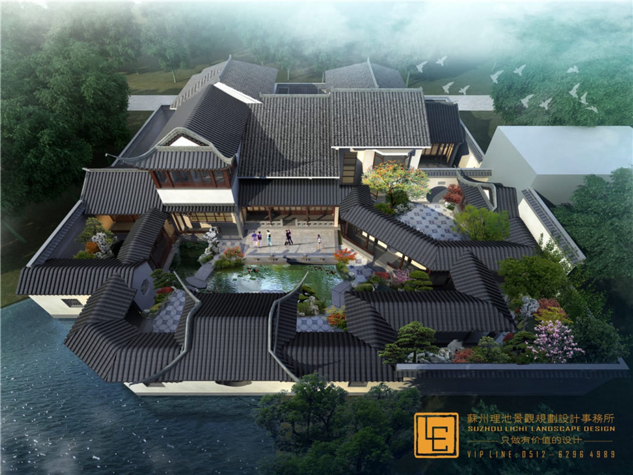 苏式园林别墅户型图别墅户型图和效果图苏式园林别墅全景图第13页大山谷图库 6905